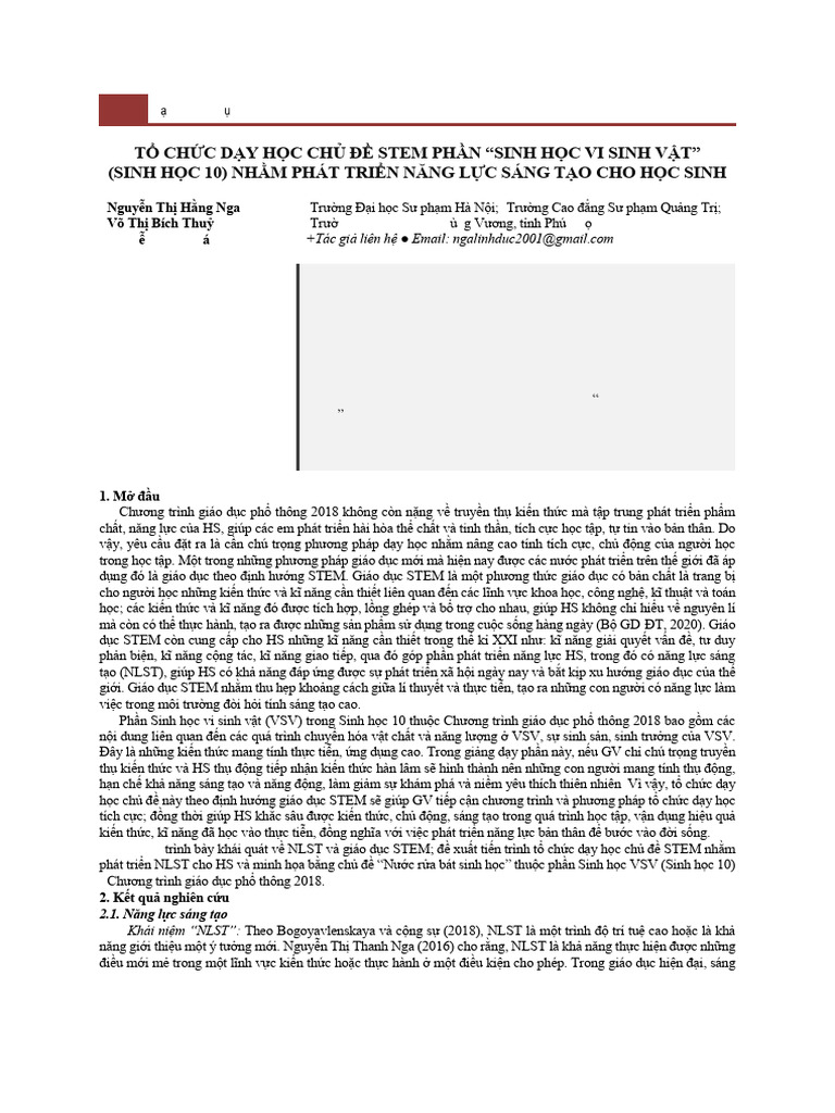 Nguyn TH HNG Nga | PDF