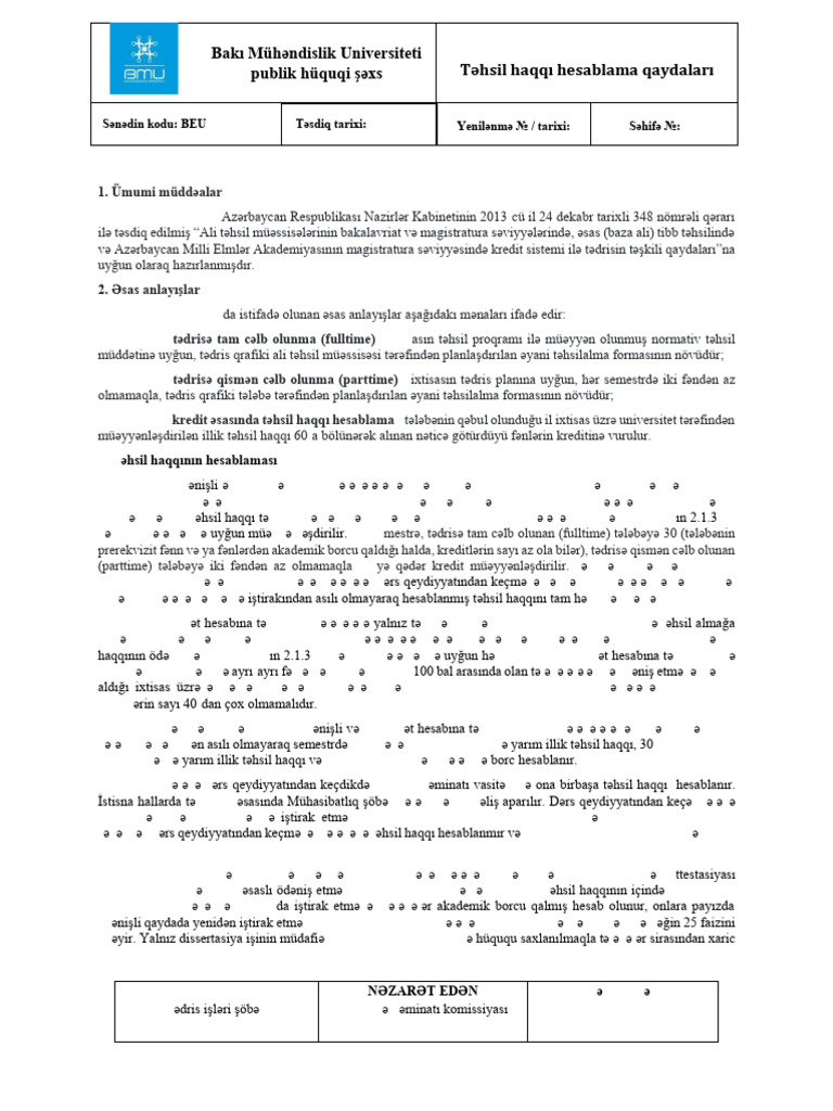 TL-025-AZ_Tahsil_haqqi_hesablama_qaydalari | PDF