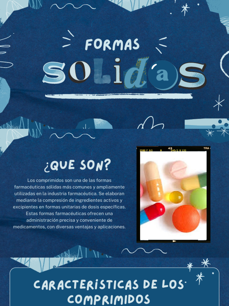 Formas Solidas-1 | PDF | Tableta (Farmacia) | Medicamentos con receta