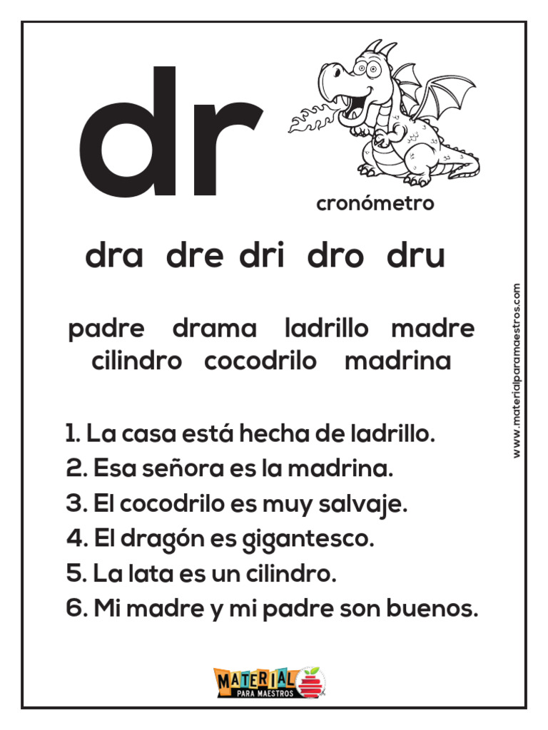 Palabras Con Dr | PDF