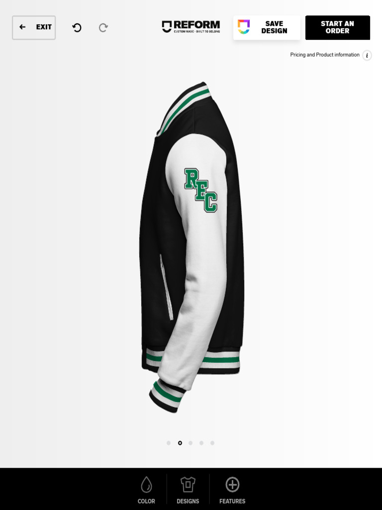 Custom Stormfront Fleece Letterman Jacket Design Lab | PDF