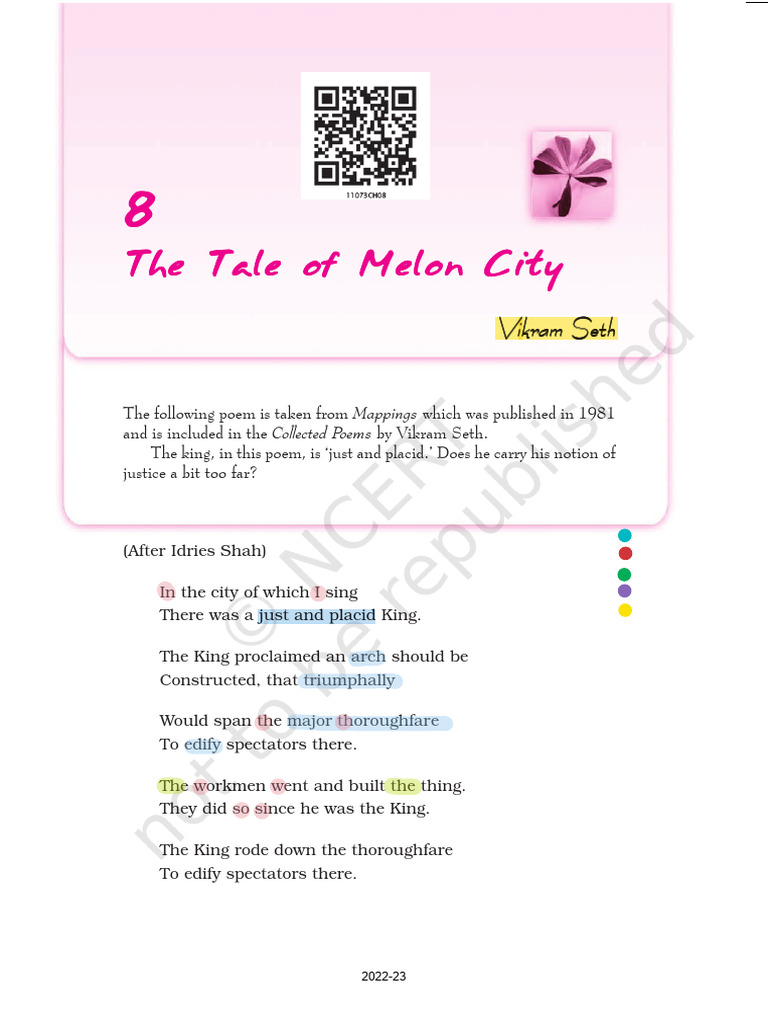 The Tale of Melon City Poem Analysis | PDF