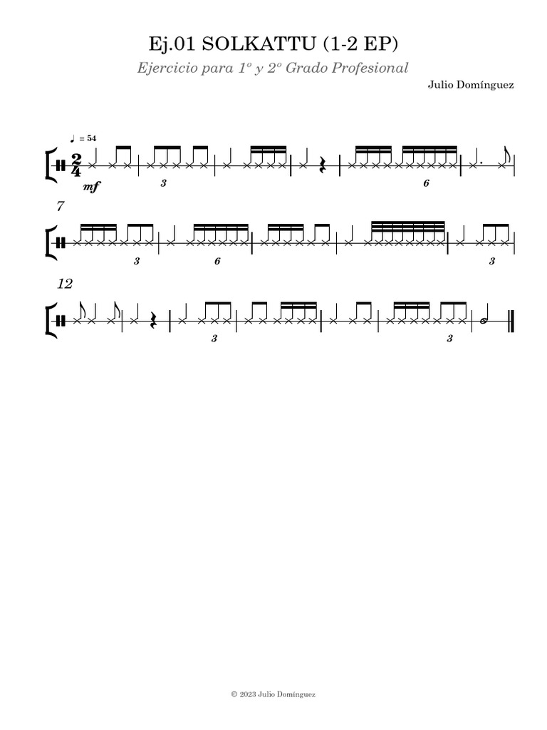 Ej.01 Solkattu (1-2 Ep) | PDF