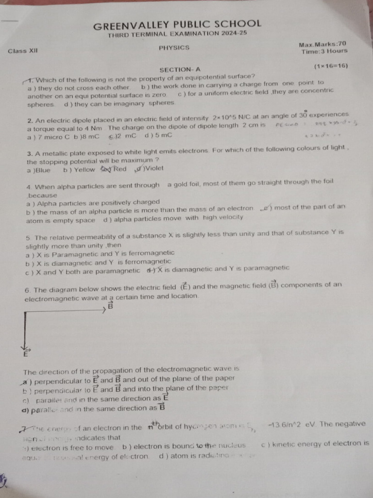 Term3 Physics | PDF