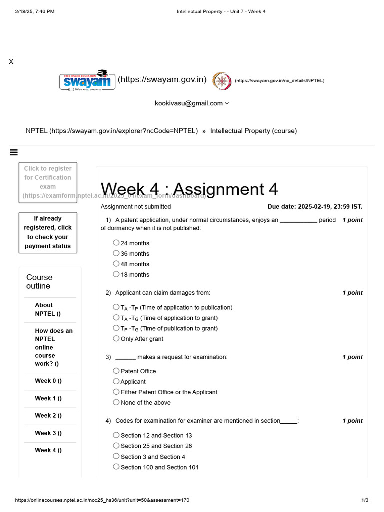 Intellectual Property - Unit 7 - Week 4 | PDF | Glossary Of Patent Law ...