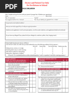 PSAL Medical Form 2024-2025 | PDF | Clinical Medicine | Diseases And ...