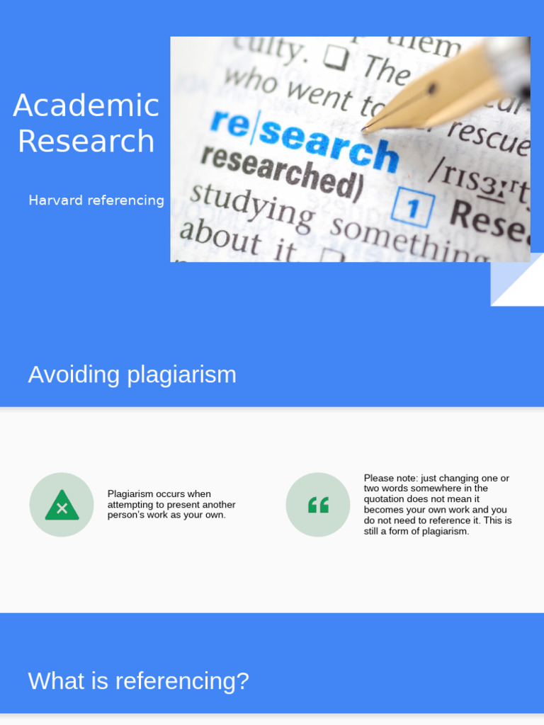 Harvard Referencing Guide for Academic Work | PDF | Citation | Human ...