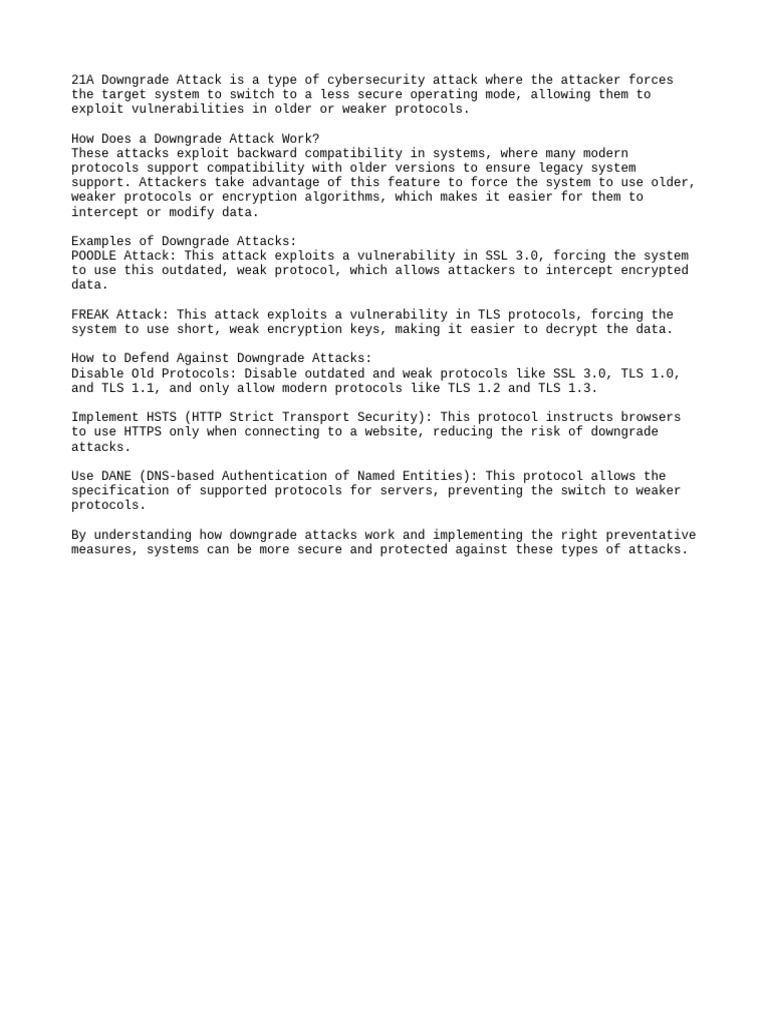 Downgrade Attack12 | PDF