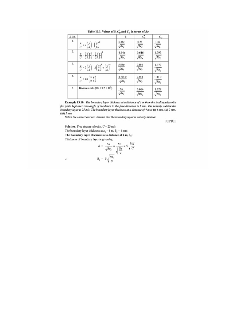 Worked Examples and Assignment Two Fluids | PDF