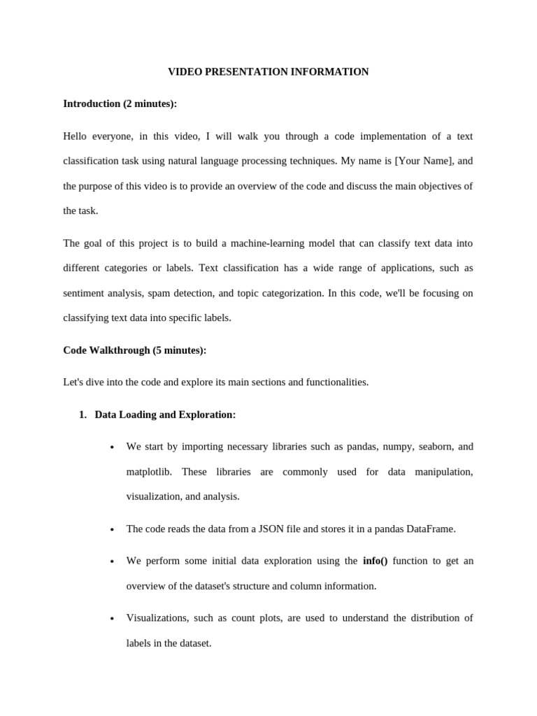 Text Classification with NLP Techniques | PDF | Support Vector Machine ...