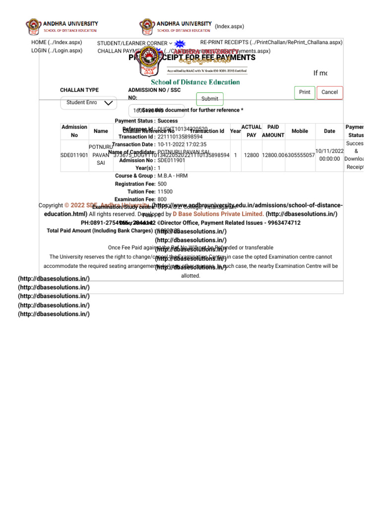 Payment Receipt | PDF | Payments | Services (Economics)