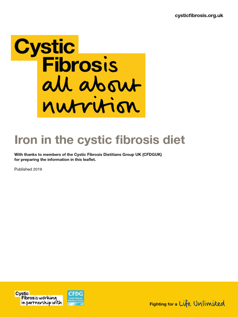 Iron in The CF Diet September 2019 | PDF | Anemia | Foods