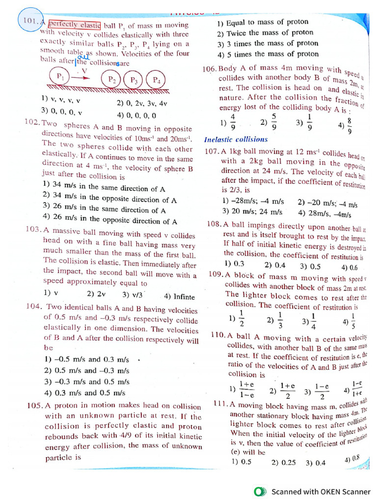 Collisions (Pec) SVS | PDF