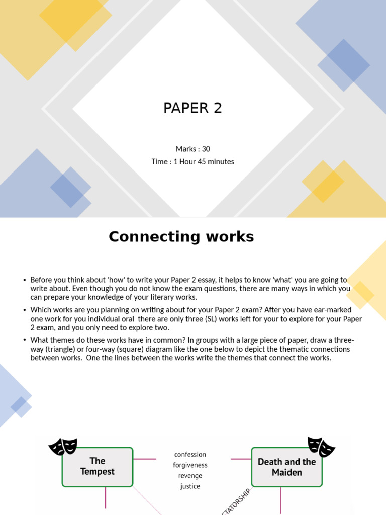 Paper 2 Essay Writing Guide | PDF