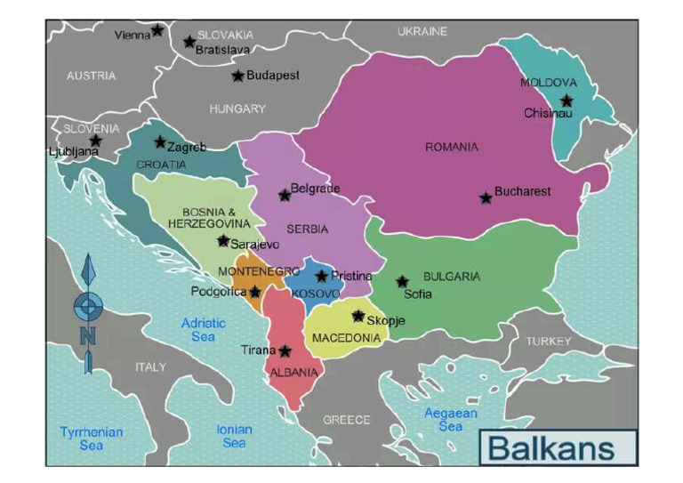 Balkans - Political Map | PDF