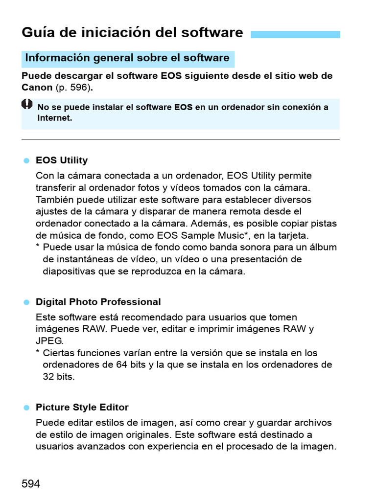 EOS 6D Mark II Instruction Manual ES-594 | PDF
