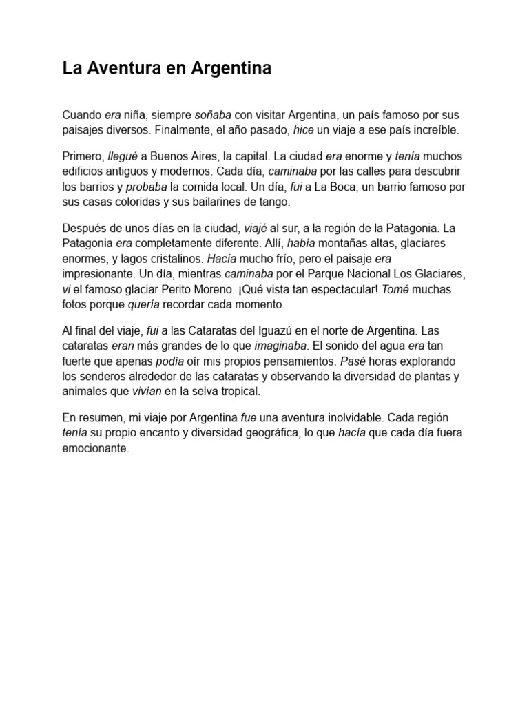Lectura de Argentina | PDF