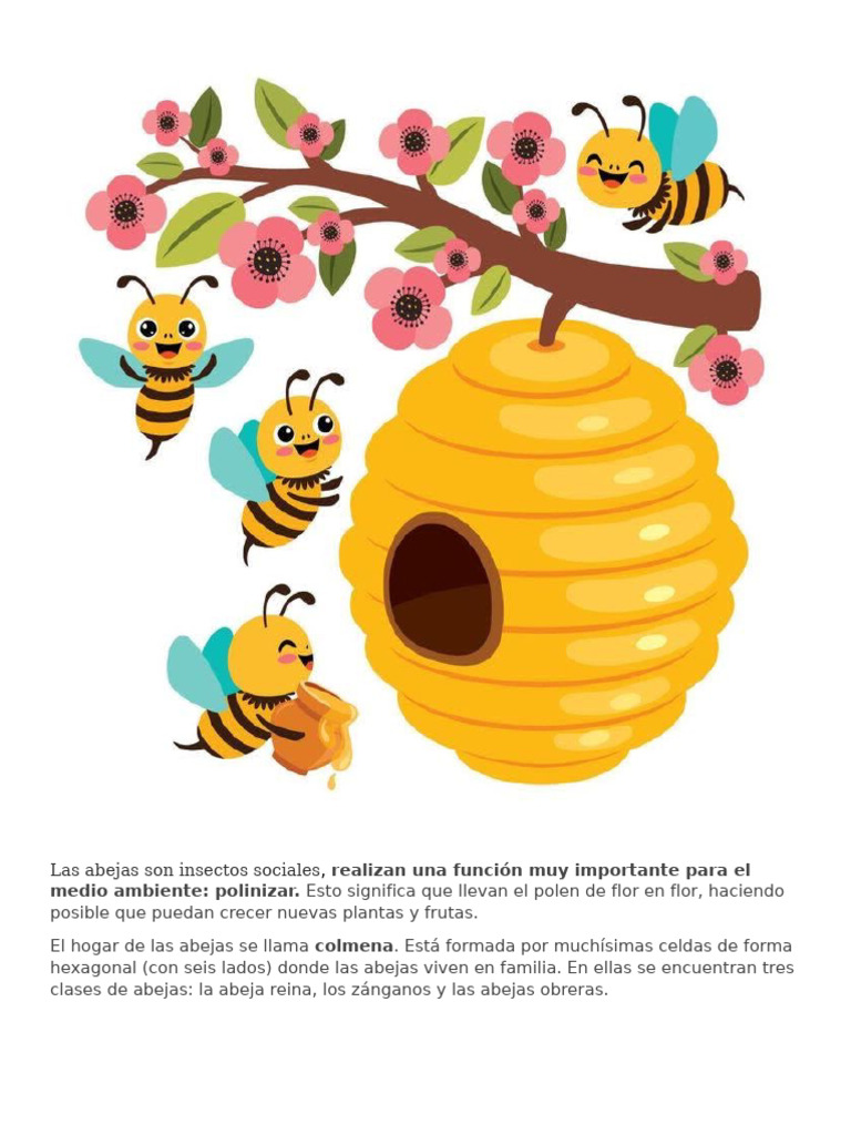 Importancia de las abejas en la polinización | PDF