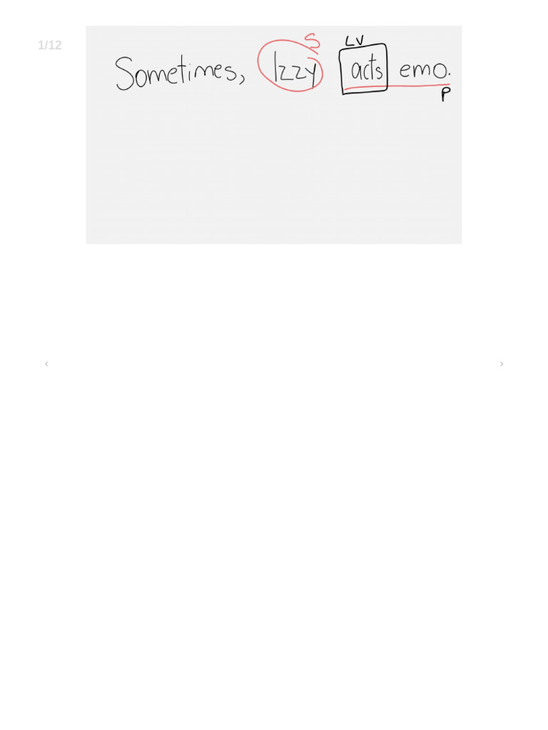 Linking and Action Verbs Notes | PDF