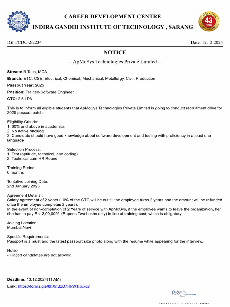 ApMoSys Technologies Private Limited (FY-2025) | PDF