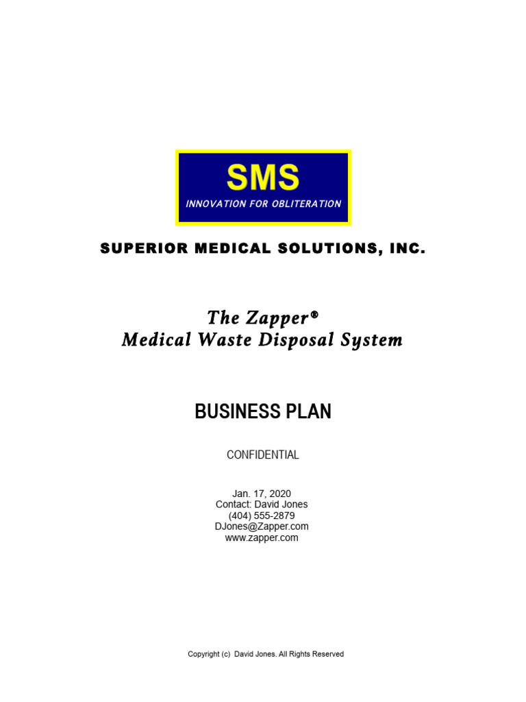 SMS - Zapper Business Plan (1-17-20) STUDENTS 2 | PDF | Sales | Business