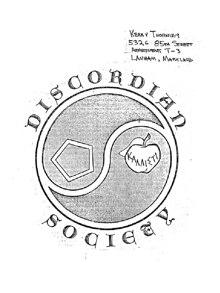 The Principia Discordia Explained | PDF | Greek Deities