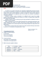 Sujets BEM Français 2025 | PDF | Algérie | Alger