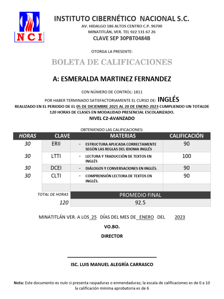 Boleta Esmeralda | PDF