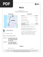 Ola Auto Invoice Details and Format | PDF | Invoice | Payments