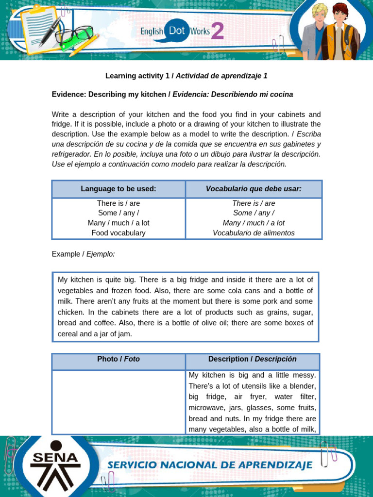 Evidence_Describing_my_kitchen | PDF | Foods | Cooking