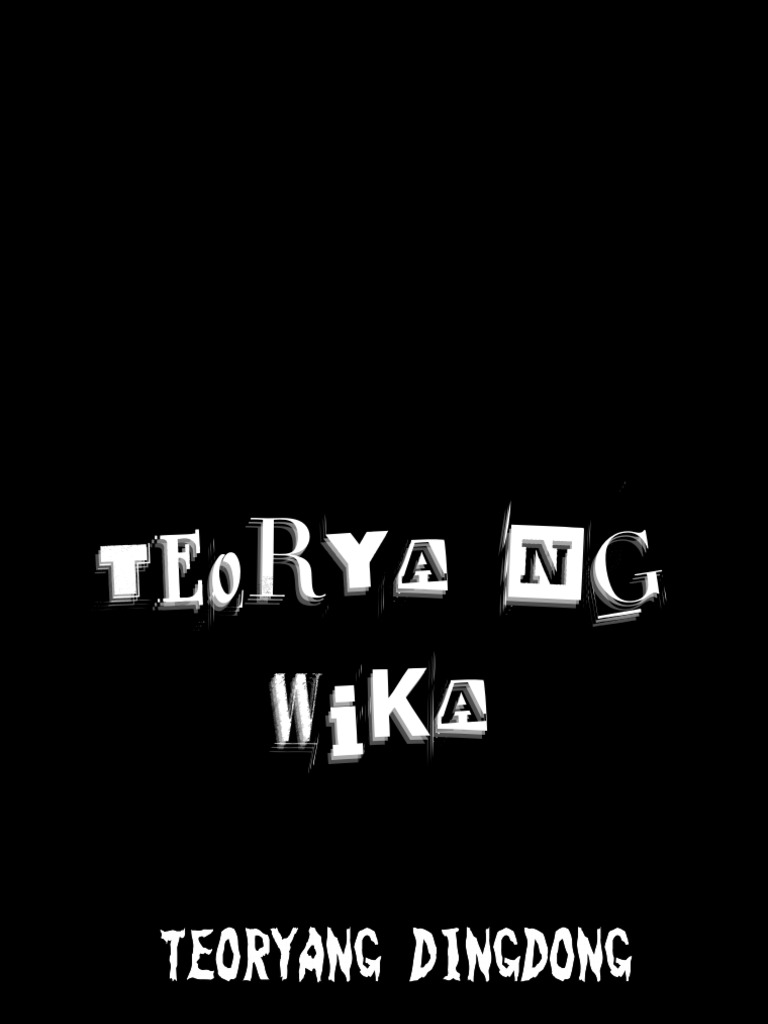 Teorya NG Wika | PDF