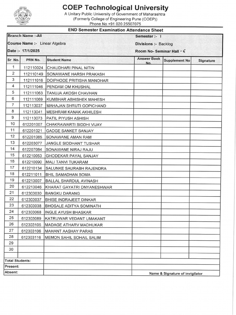UG Backlog students | PDF