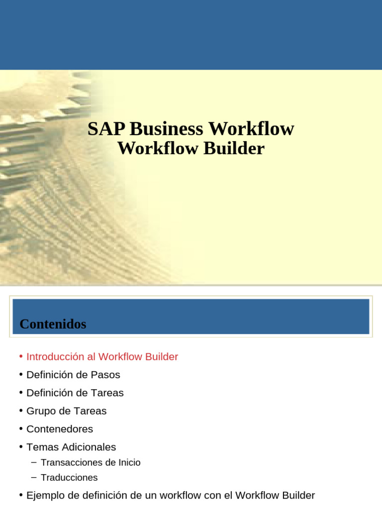 Formación - Workflow - Día 4 - Workflow Builder | PDF | Navegación ...