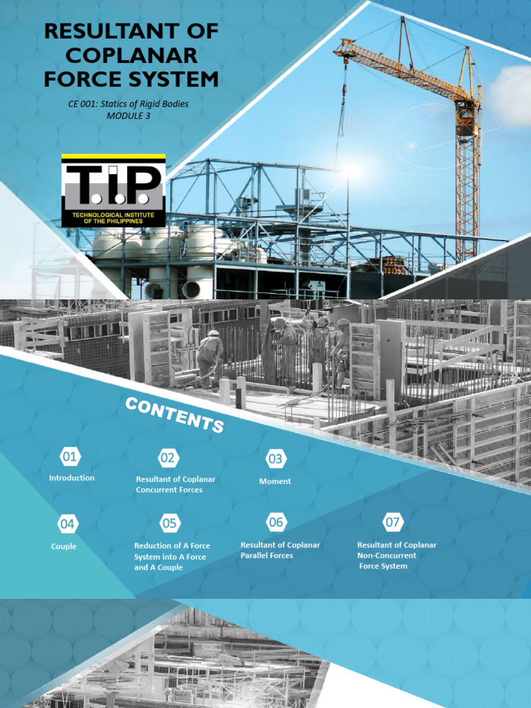 Module 3 - Resultant of Coplanar Force Systems | PDF | Force | Torque