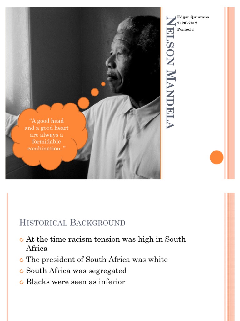 Nelson Mandela | PDF | Nelson Mandela | Apartheid