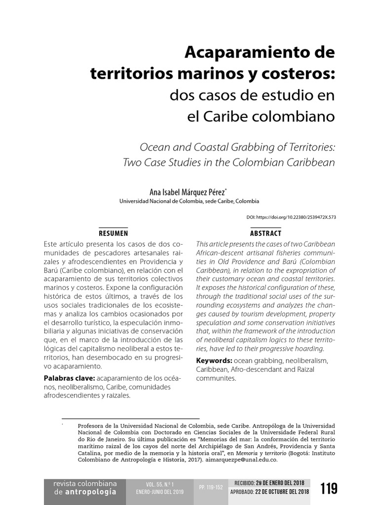 Acaparamiento de territorios en el Caribe | PDF | Colombia | Mar
