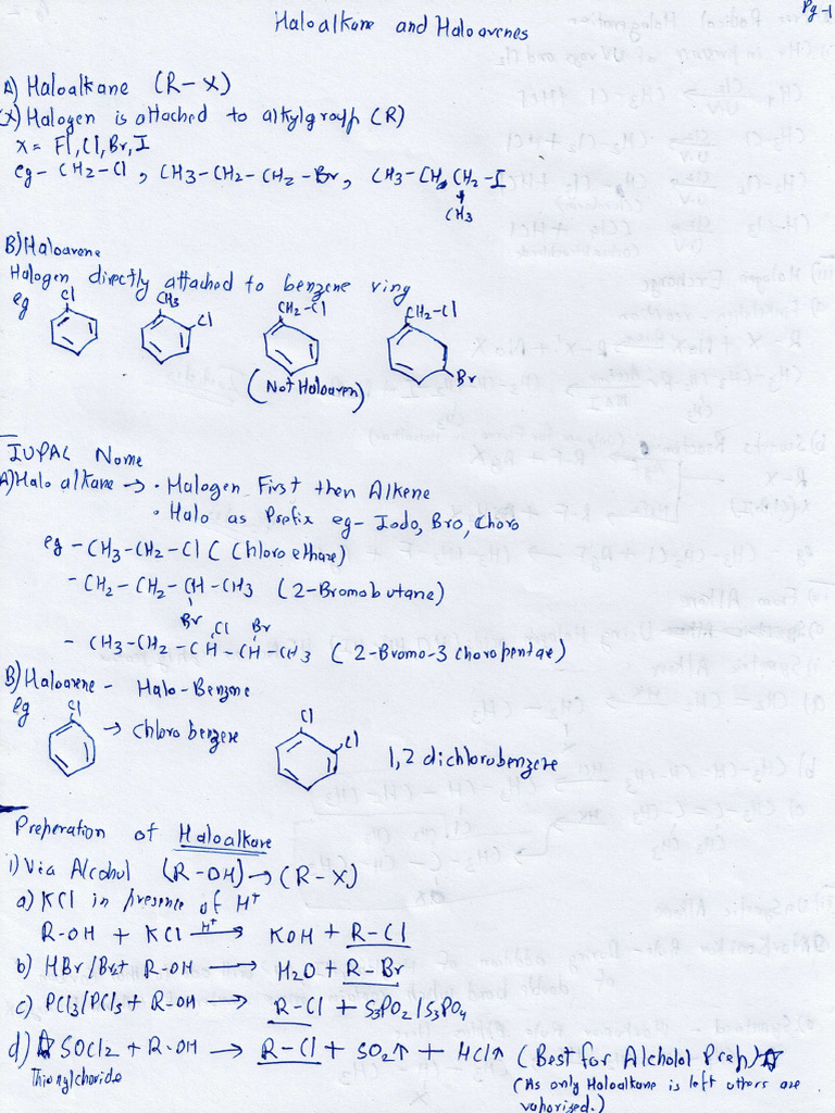 CH 10 - Halogen Derivatives | PDF