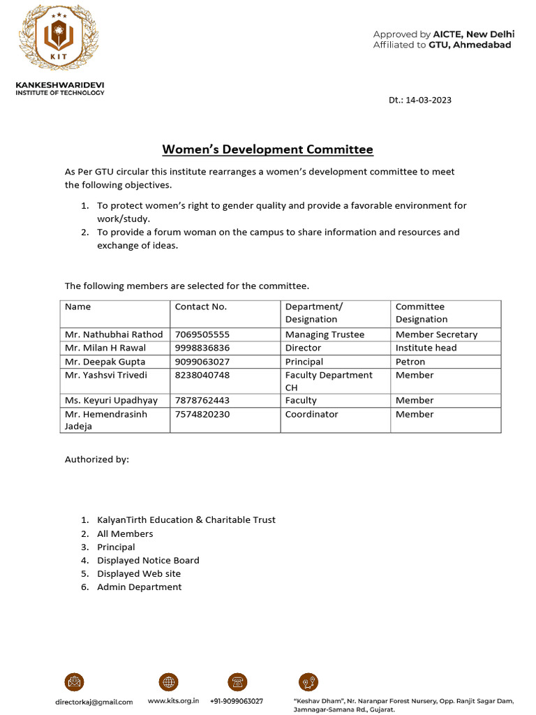 Women Devlopment | PDF