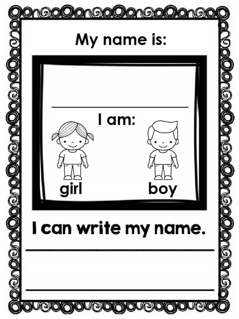 My Name: Gender Identification PDF | PDF