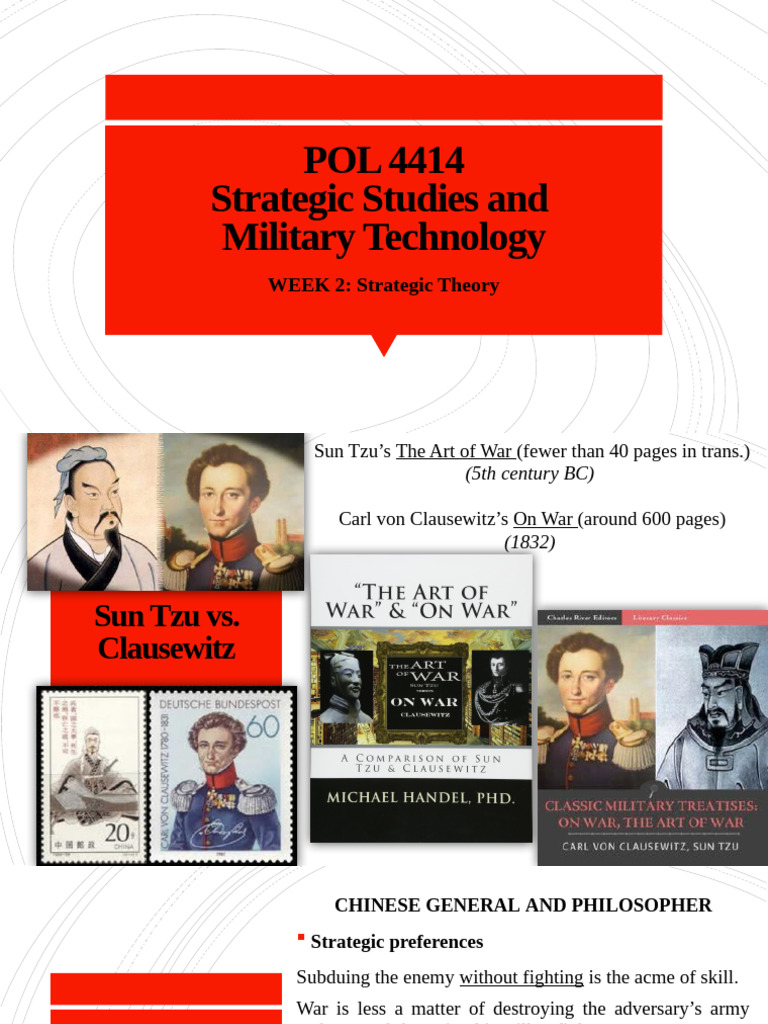 STRMIL Week 2 Strategic Theory | PDF | Military Strategy | Carl Von ...