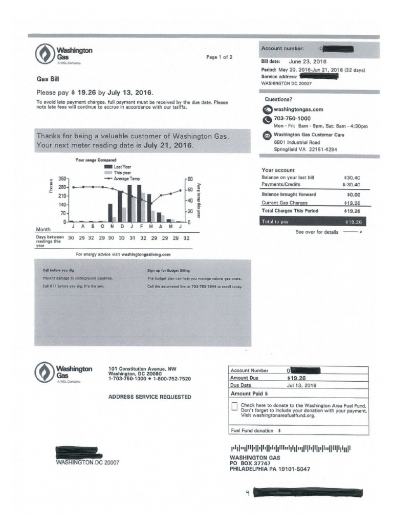 Gas Sample Wgl Bill | PDF