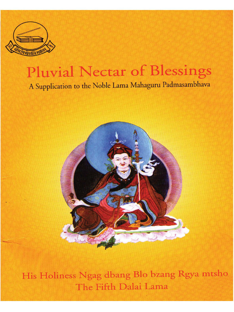 Pluvial Nectar of Blessings by HH the 5th Dalai Lama | PDF | Tibetan ...
