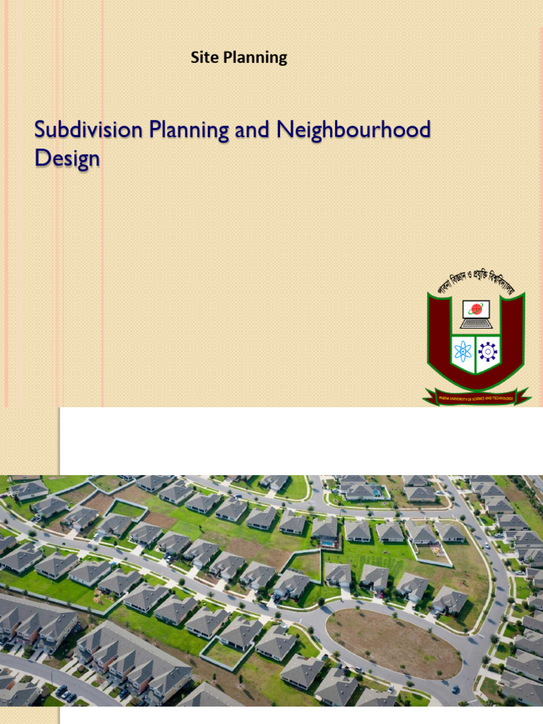 Site Planning - 3 - Sub-Division Plan | PDF