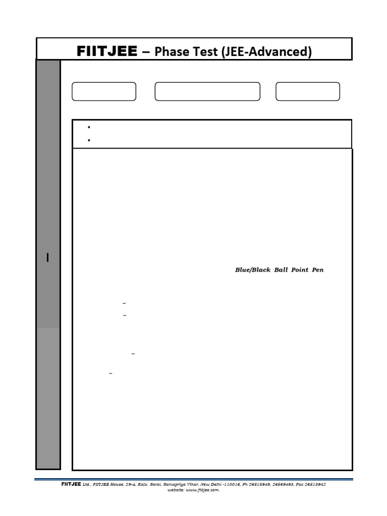 CM Monthly Test - 2 - XII - Paper | PDF | Magnetic Field | Acid