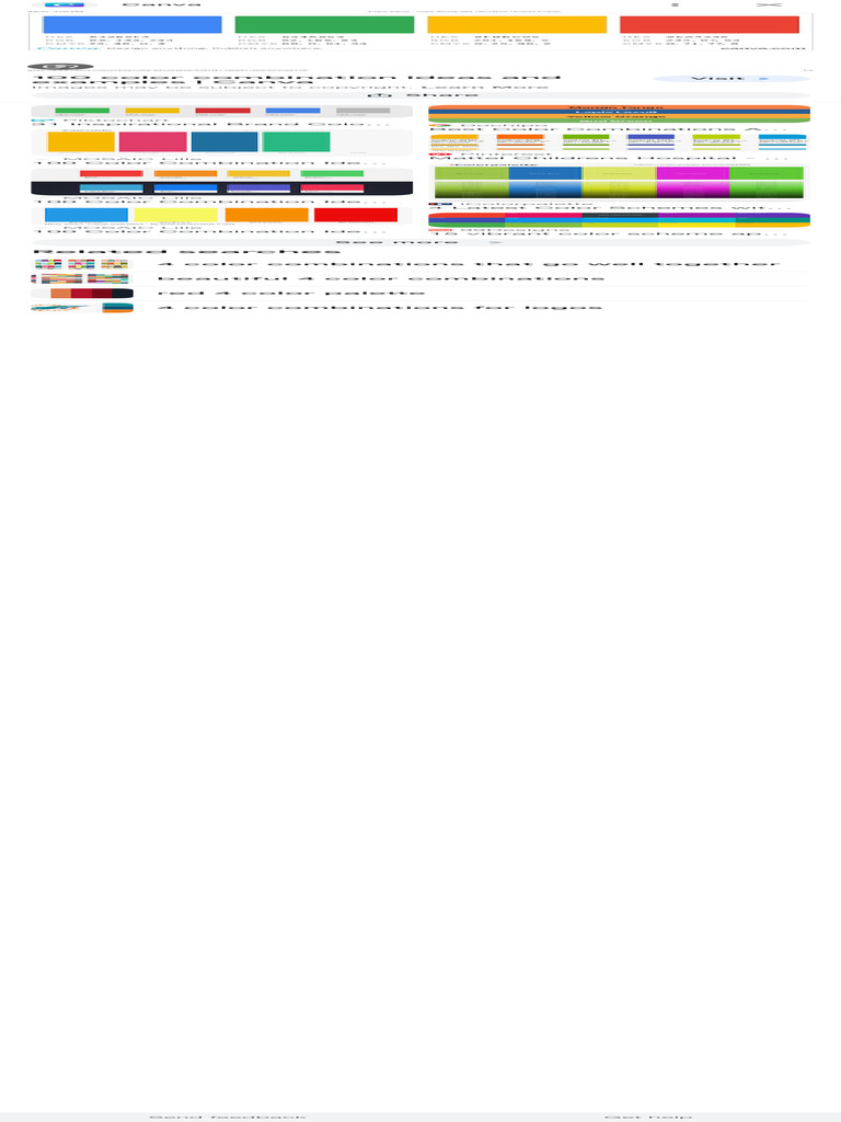 4 colors that go together - Google Search | PDF