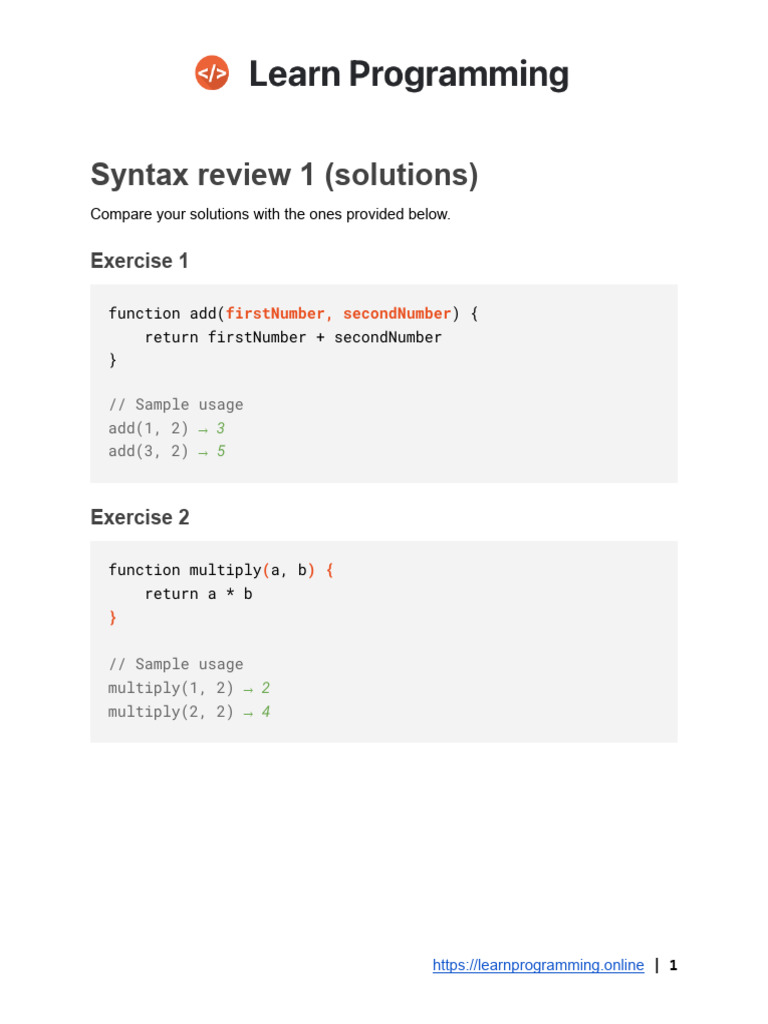Solution 1 | PDF