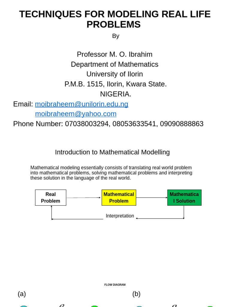 Introduction To Mathematical Modelling | PDF | Infection | Waste