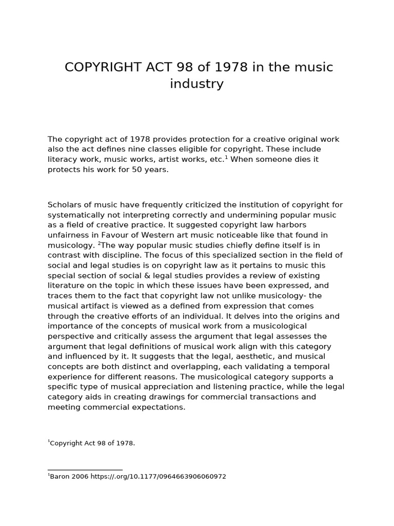 Copyright Act | PDF