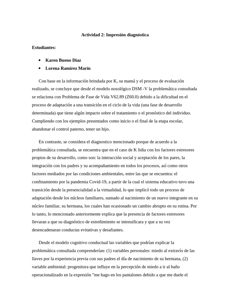 Actividad 2 Karen y Lorena | PDF | Aprendizaje | Comportamiento