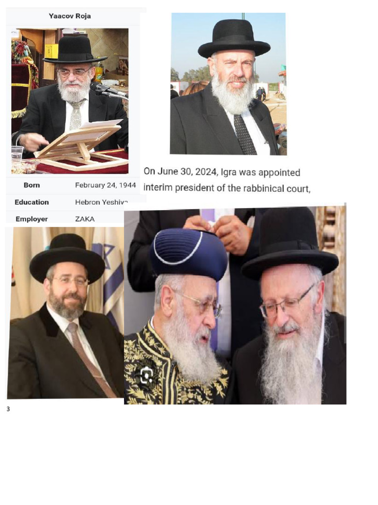Top Israeli Rabbis | PDF